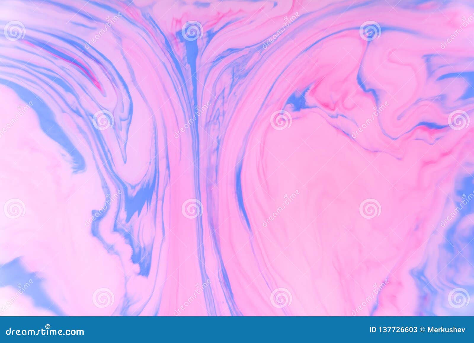Abstract Violet Marble Background. Stains Of Paint On The Water. Stock ...