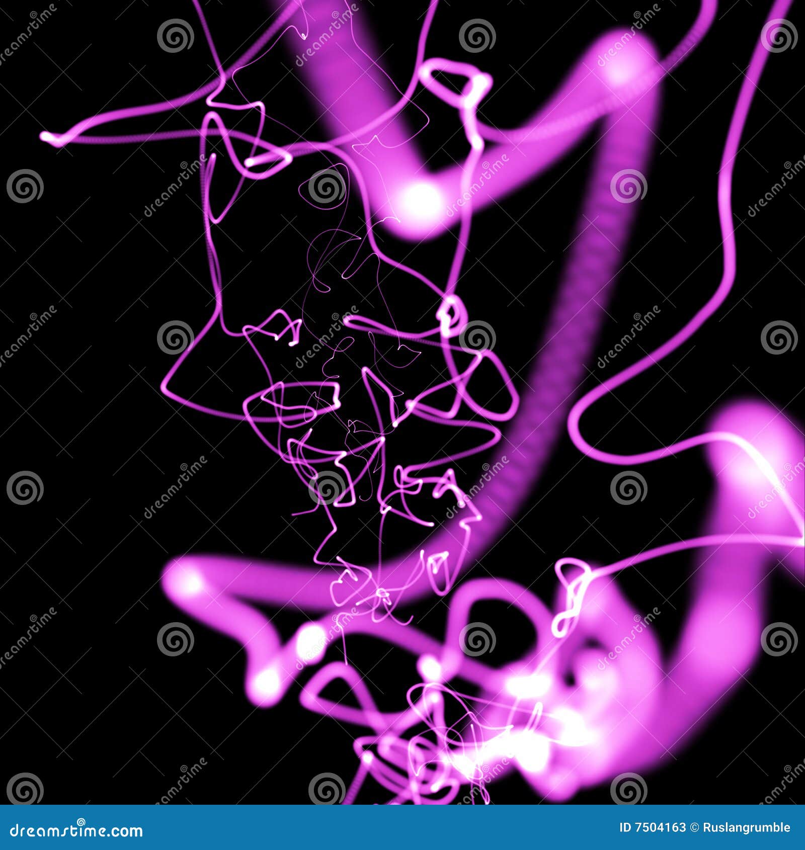 Abstract violet neon lines stock illustration. Illustration of elegance ...