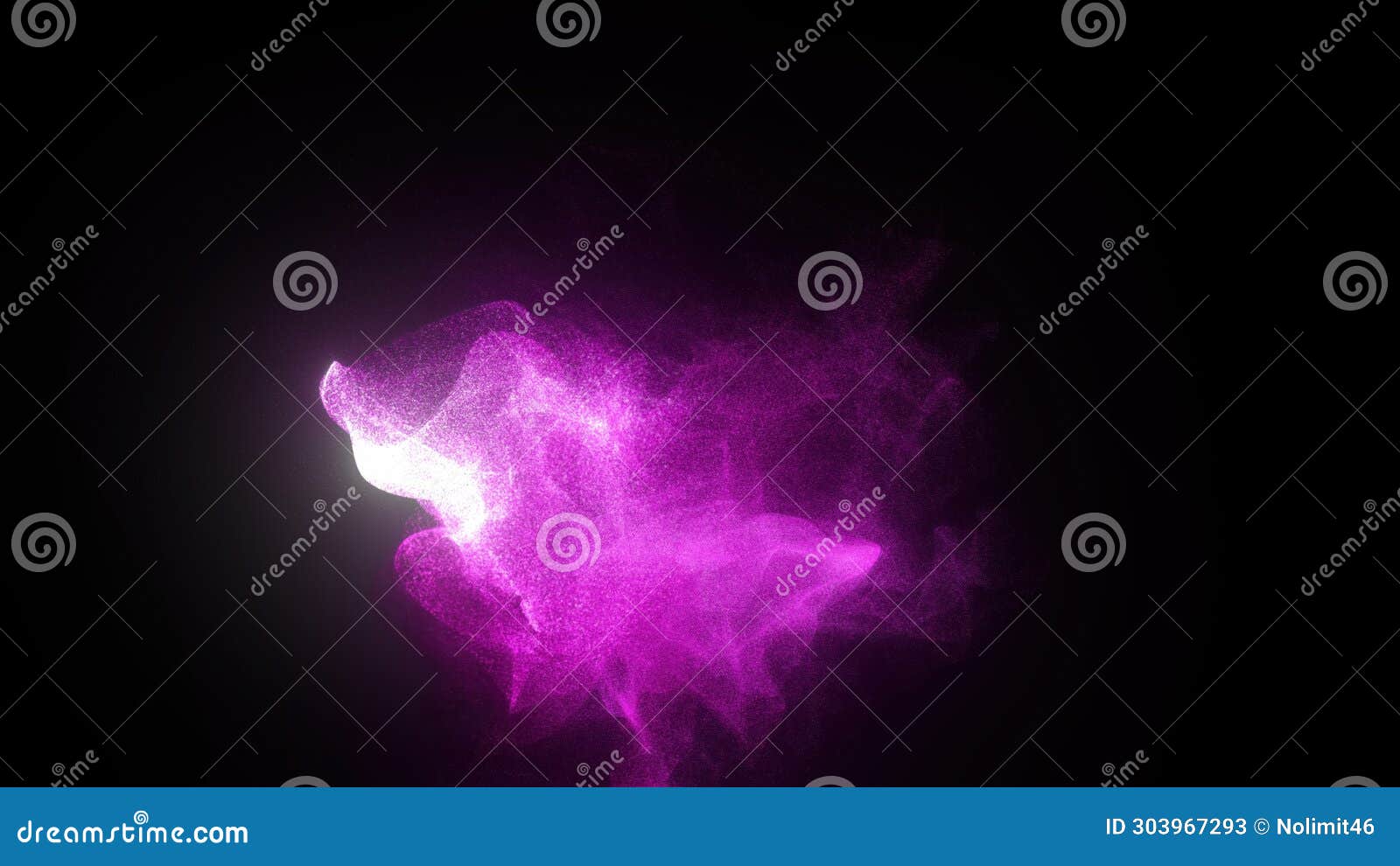 Abstract violet particles stock illustration. Illustration of dots ...