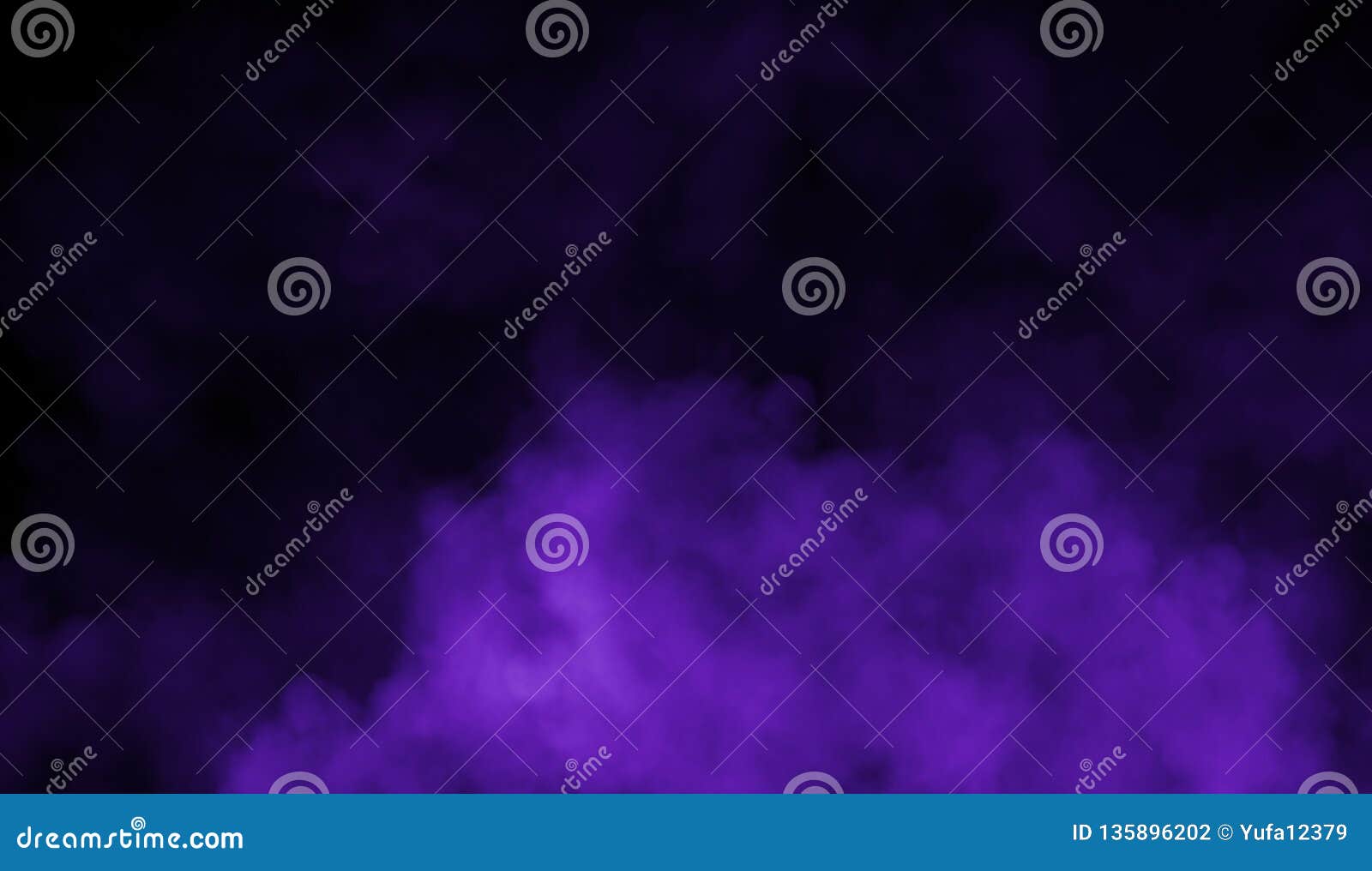 Abstract Violet Smoke Mist Fog On A Black Background. Texture. Design ...