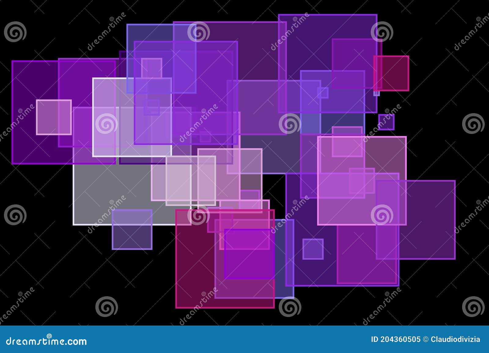 Abstract Violet Squares Illustration Background Stock Illustration ...