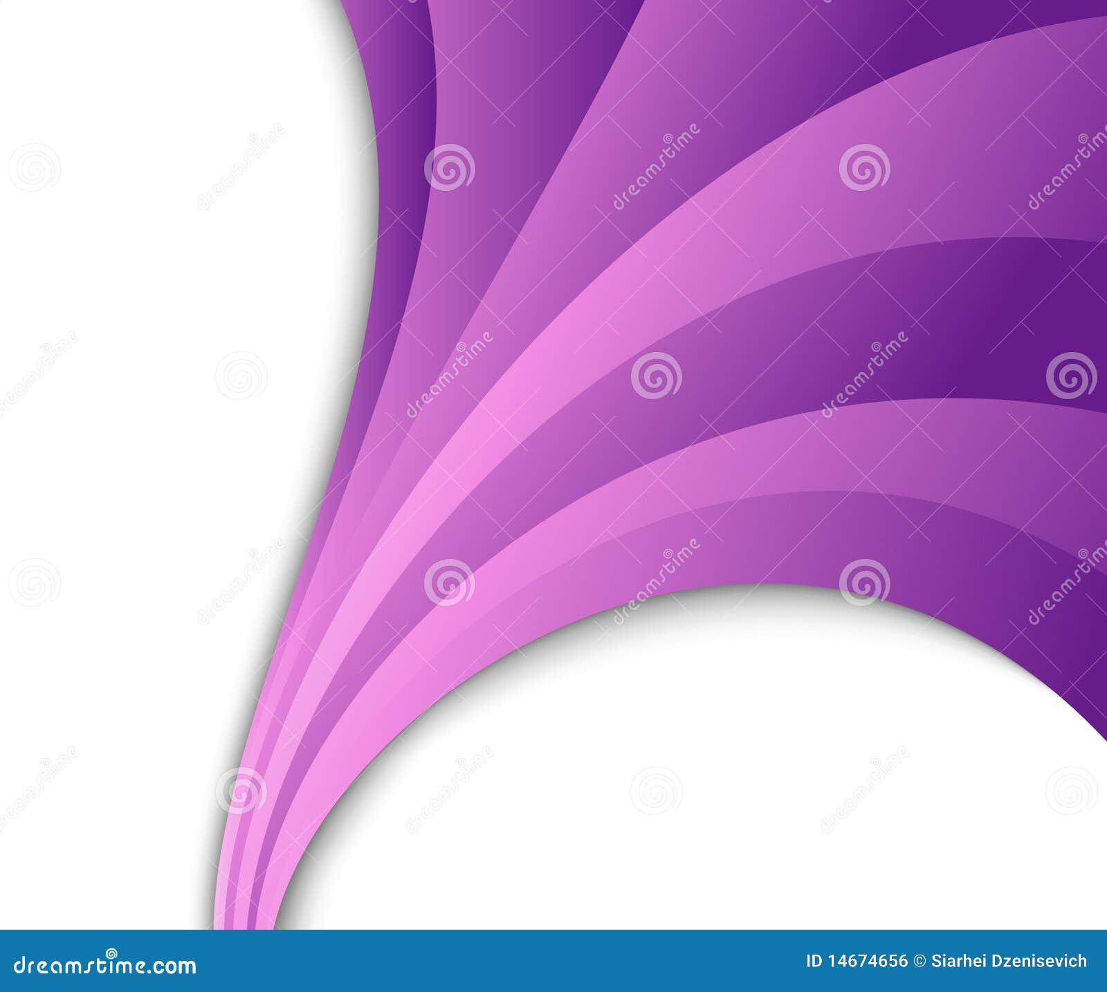 Abstract violet wave flow stock vector. Illustration of shape - 14674656
