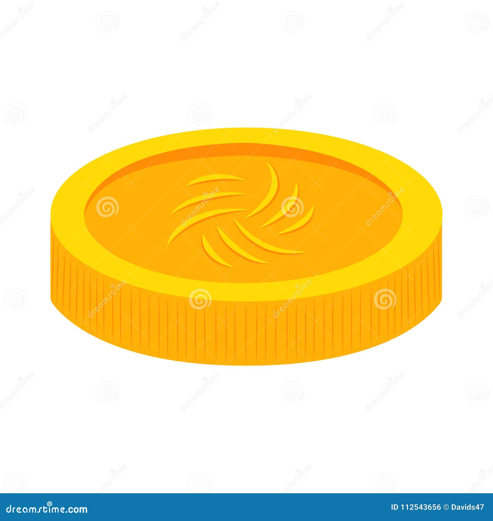 Abstract virtual coin stock vector. Illustration of cryptocurrency ...