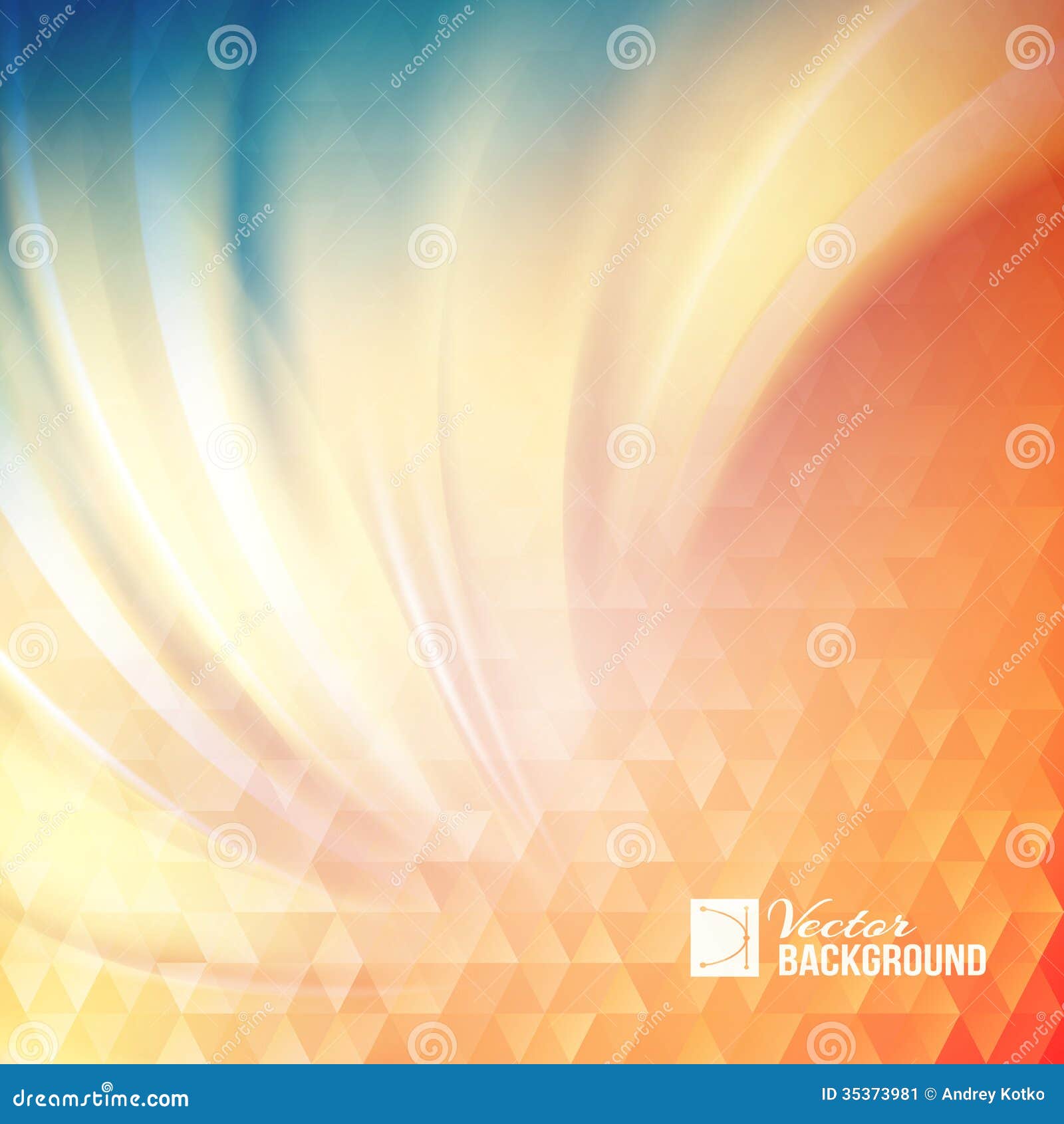 Abstract virtual space. stock vector. Illustration of computer - 35373981