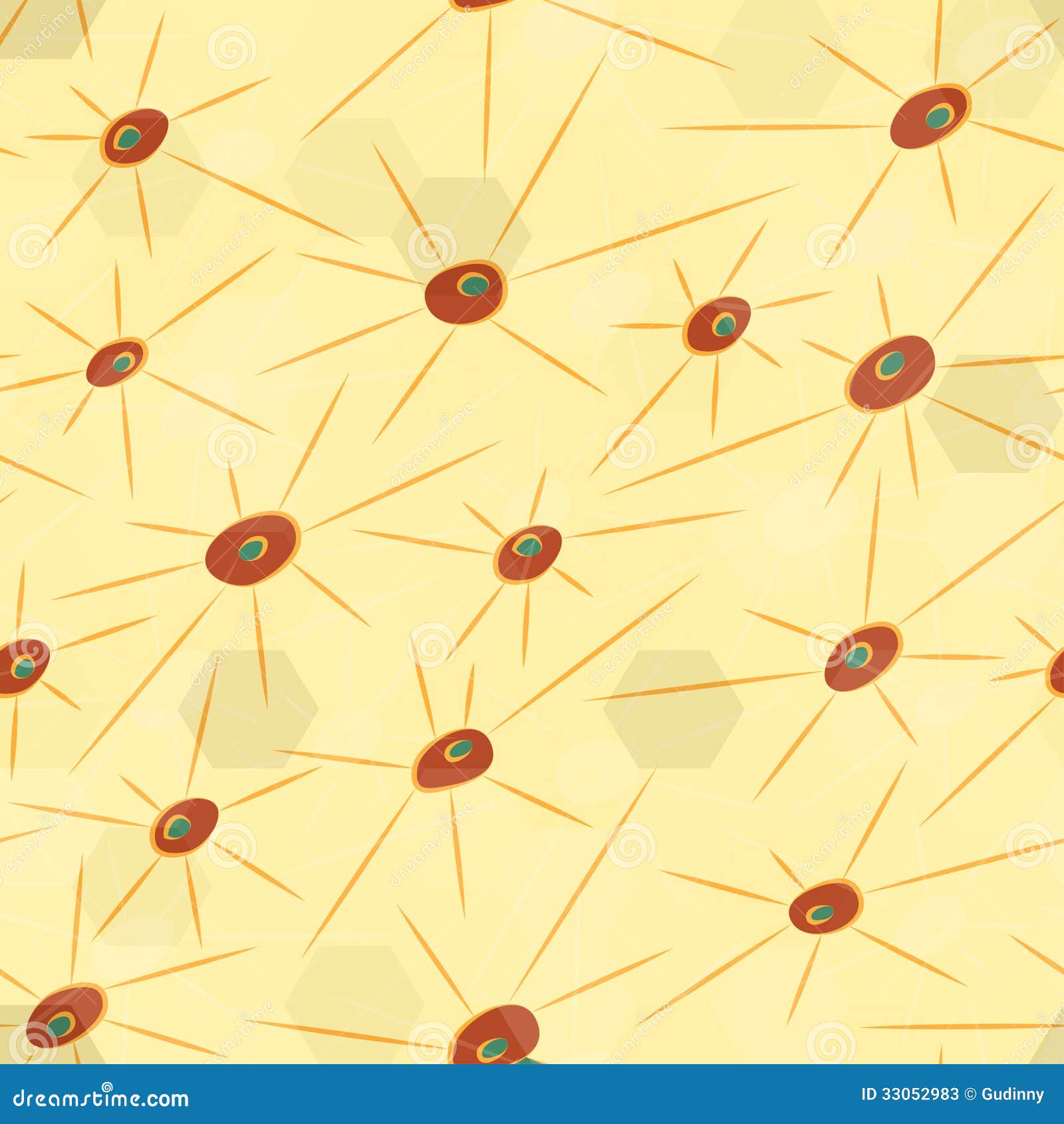 Abstract Virus Seamless Pattern Stock Vector - Illustration of fabric ...