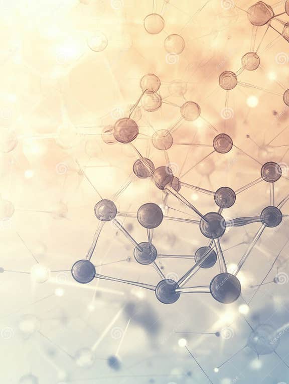 Abstract Visual of Molecular Structures and Chemical Compounds Creating ...