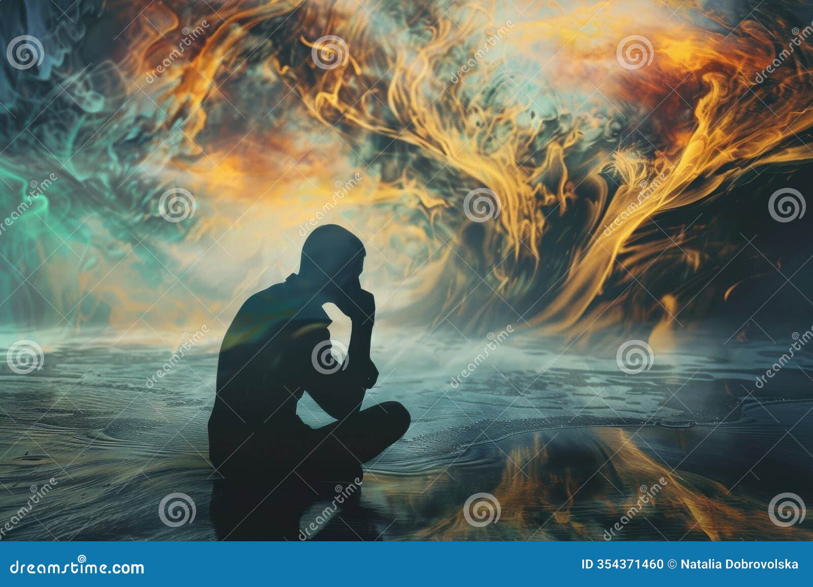 Abstract Visual of Self-analysis and Introspection in Psychology ...