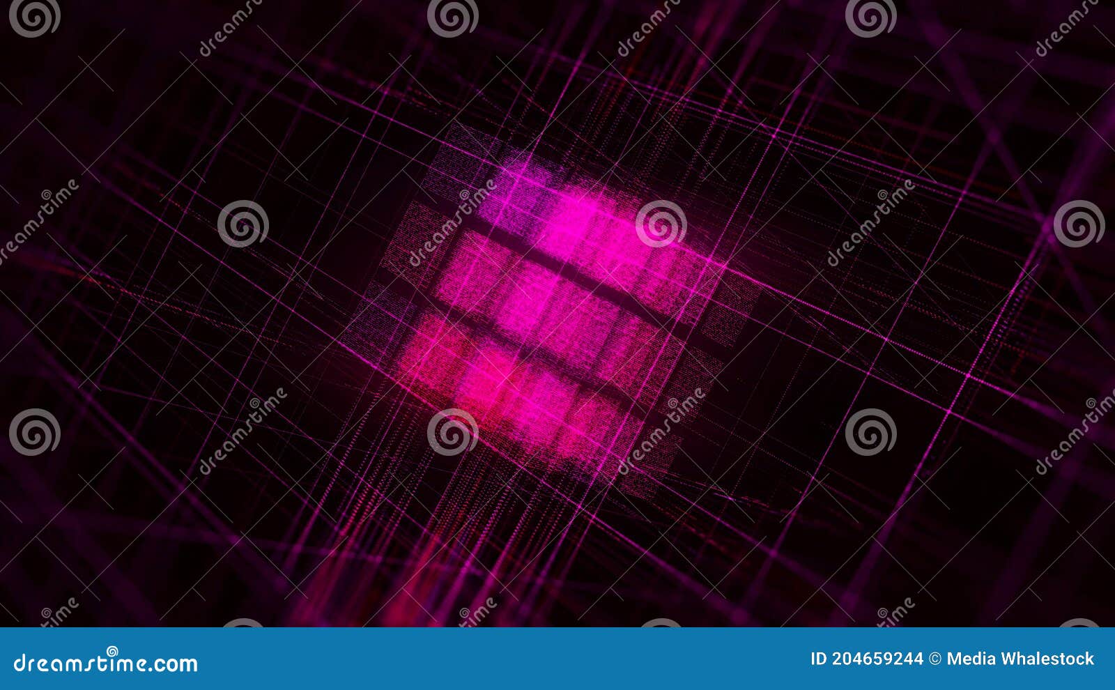 Abstract Visualization Of Artificial Intelligence Self Transformation And Learning Animation