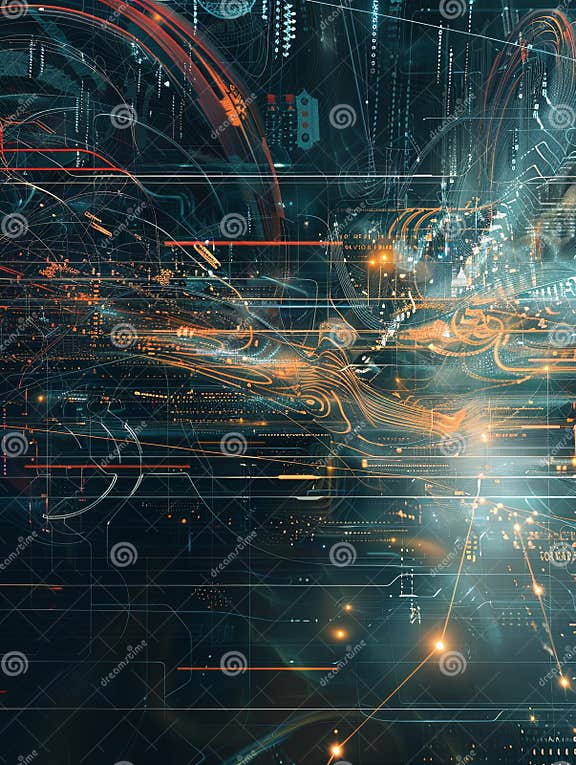 An Abstract Visualization of Big Data Processing with Information Streams, Complex Graphs, and ...