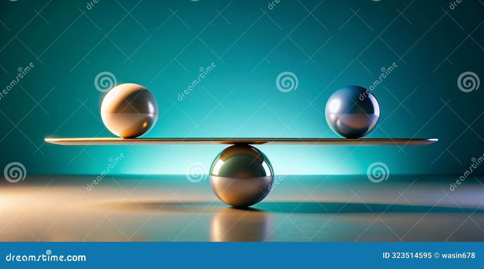 An Abstract Visualization of the Idea of Balance and Equilibrium AI ...