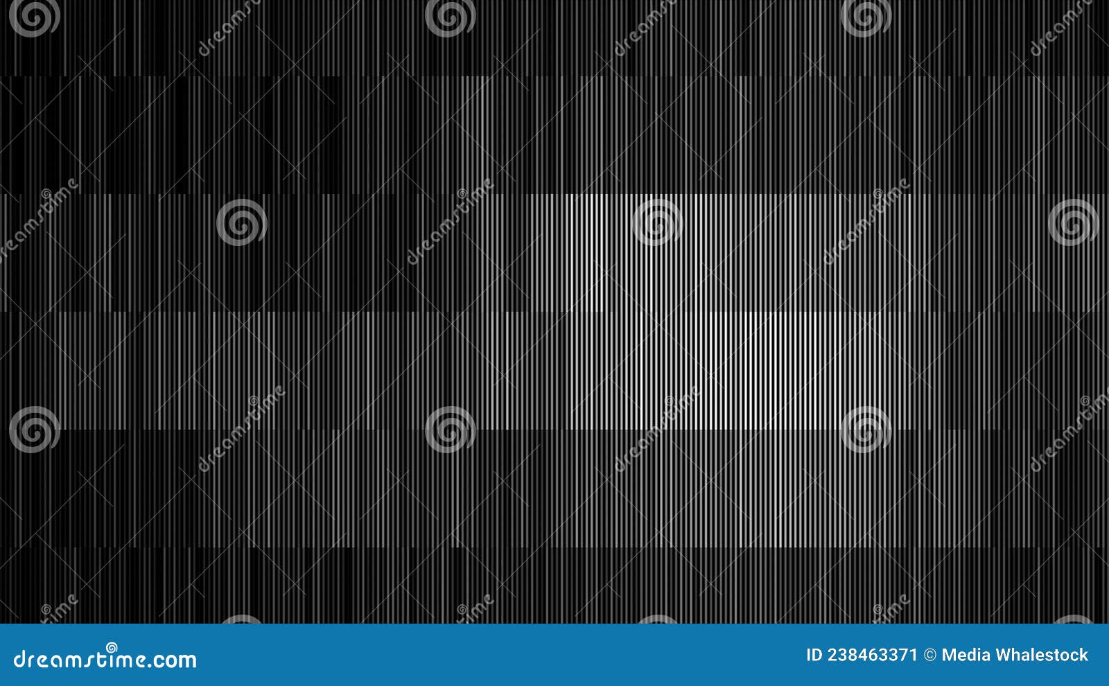 Abstract Visualization of Monochrome Barcode Scanner, Seamless Loop ...