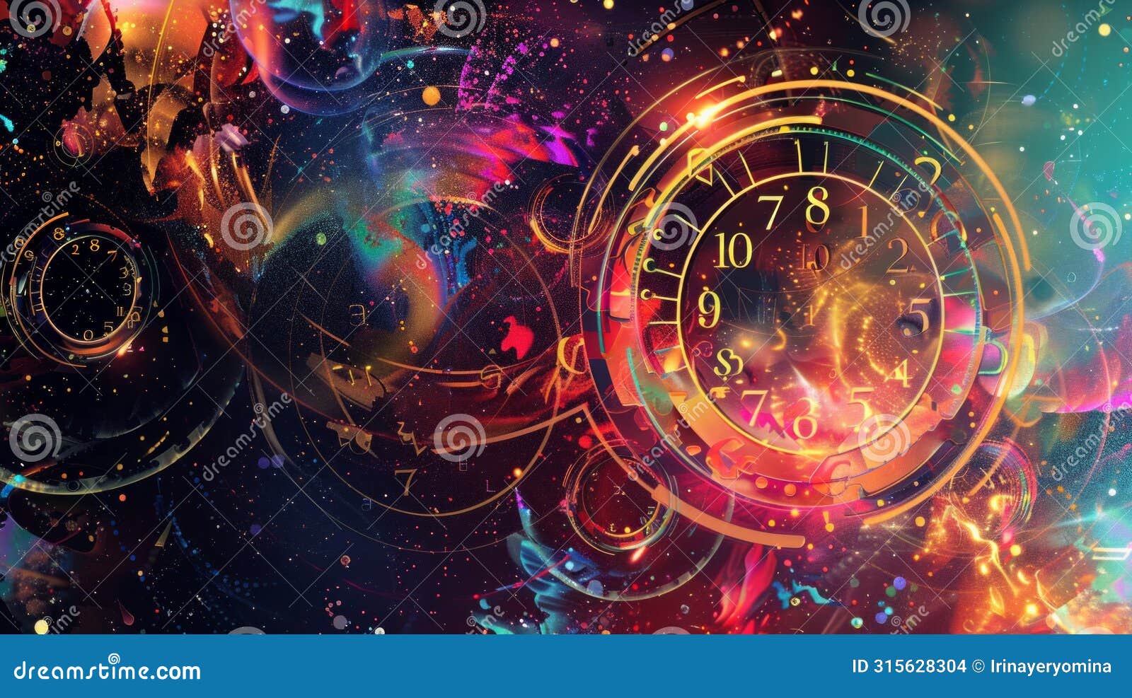 Abstract Visualization of Numerology Personality Number Stock Photo ...