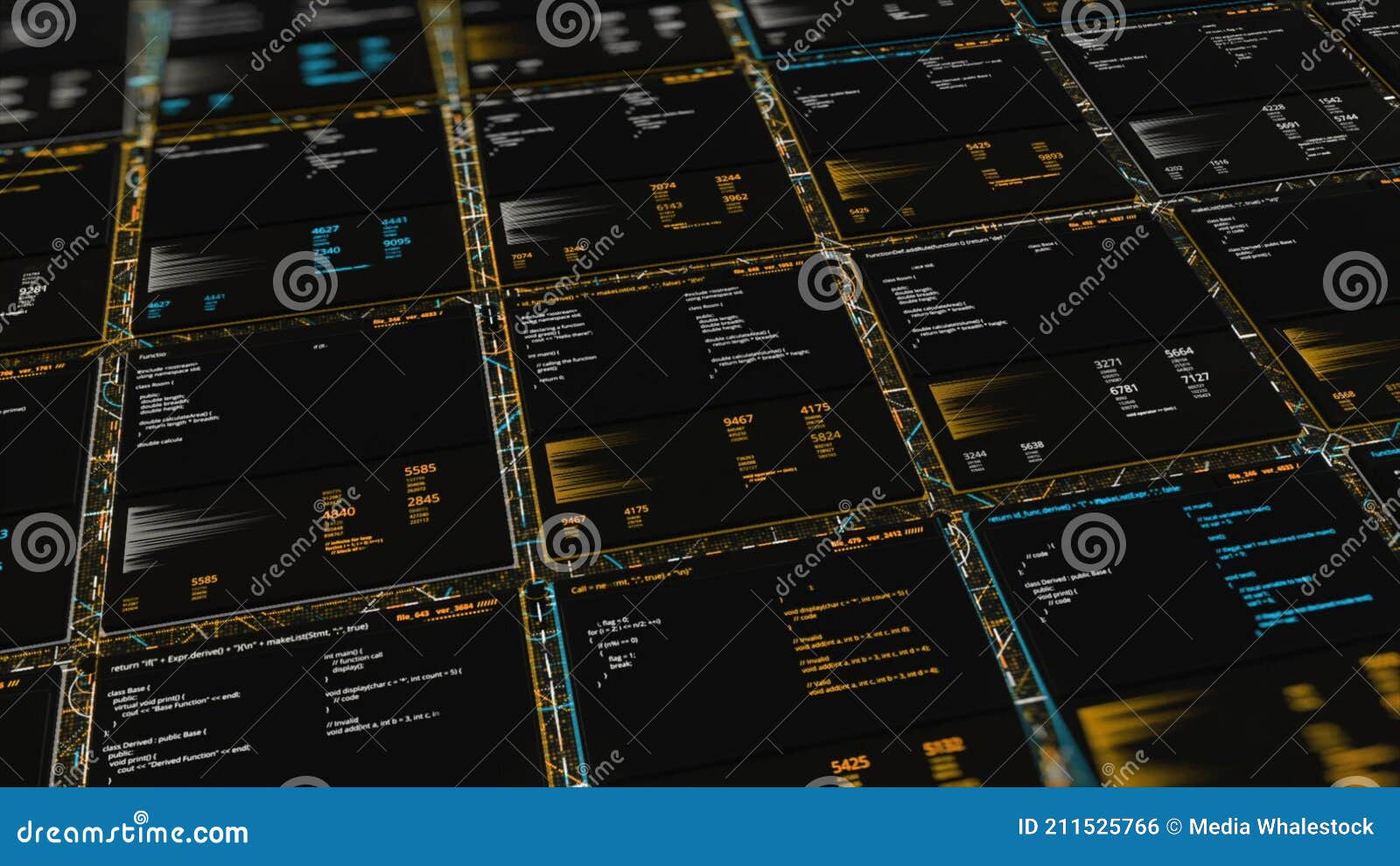 Abstract Visualization of Scanning External Hard Drive Data, Seamless Loop. Animation Stock ...