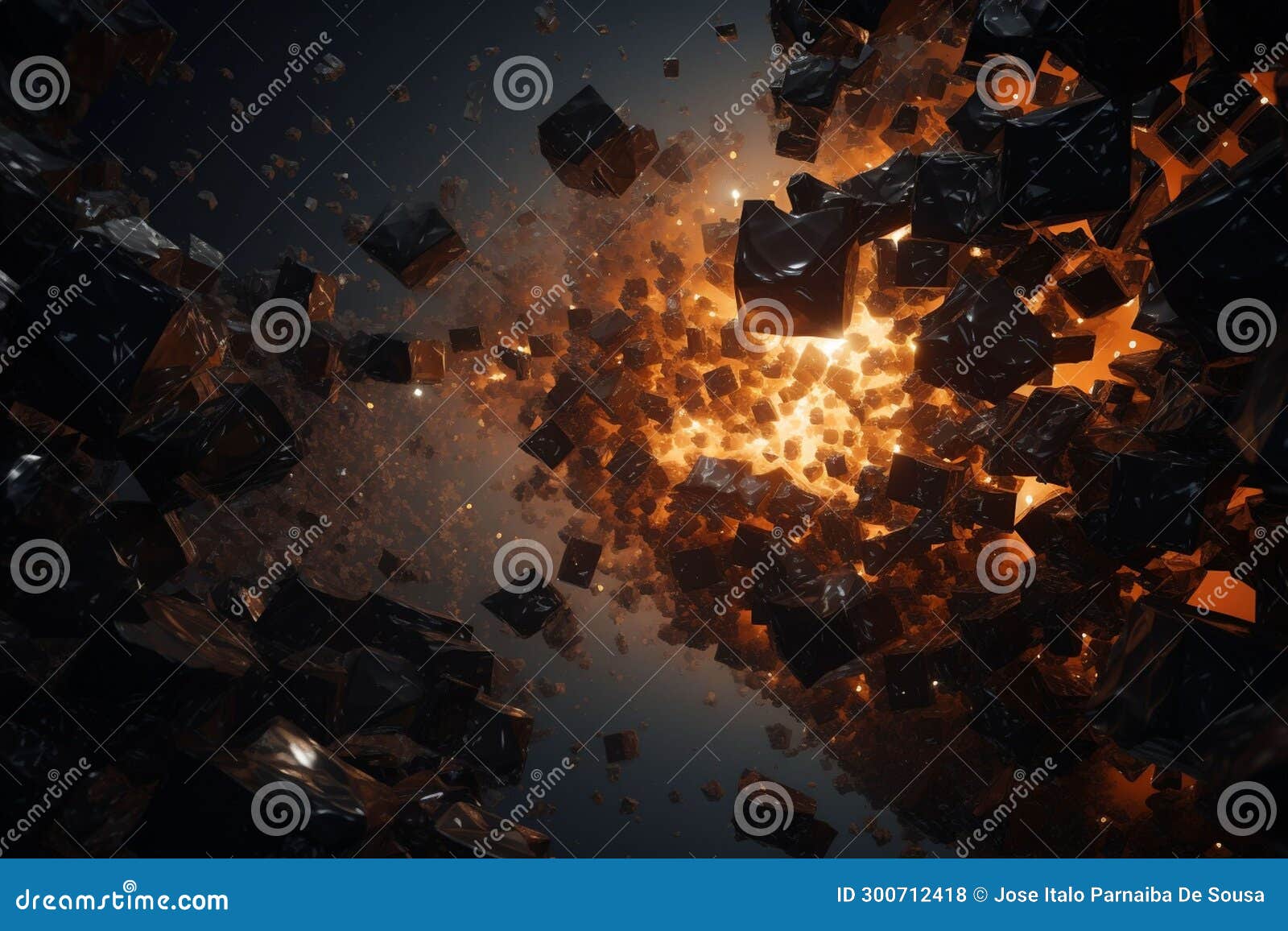 Abstract Visualization Of Temporal Anomalies Stock Photography ...