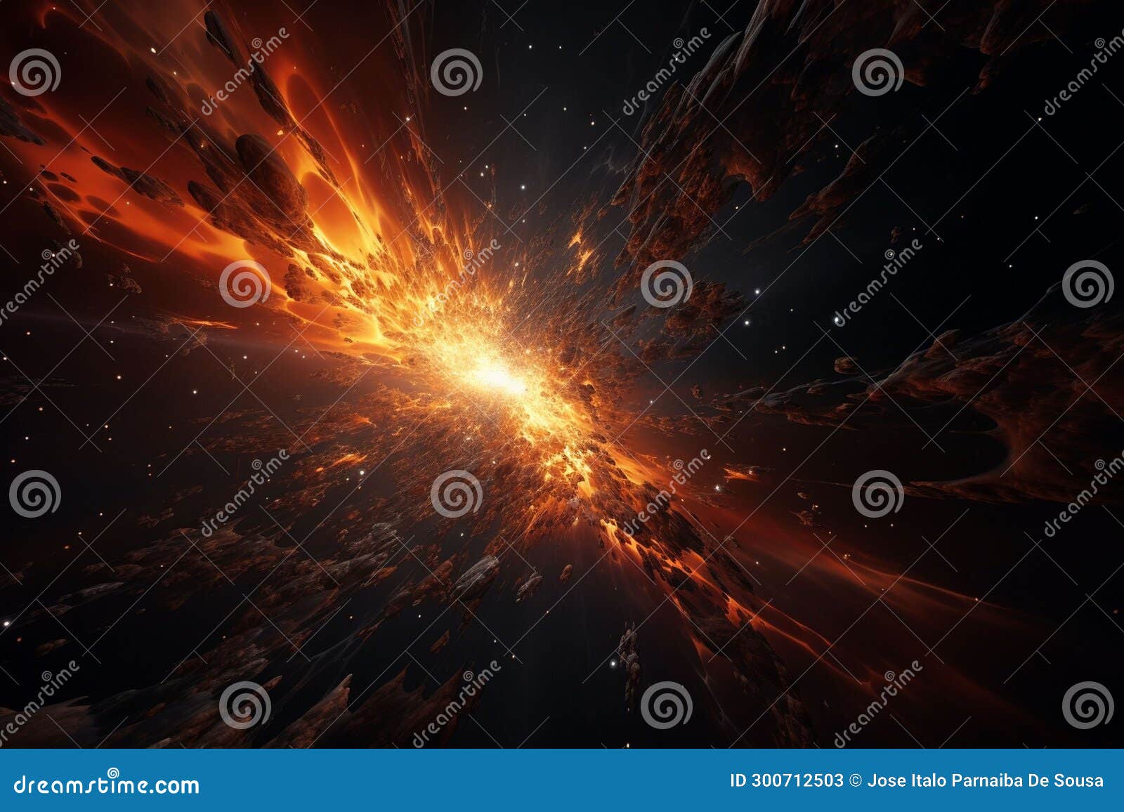 Abstract Visualization of Temporal Anomalies Stock Illustration ...