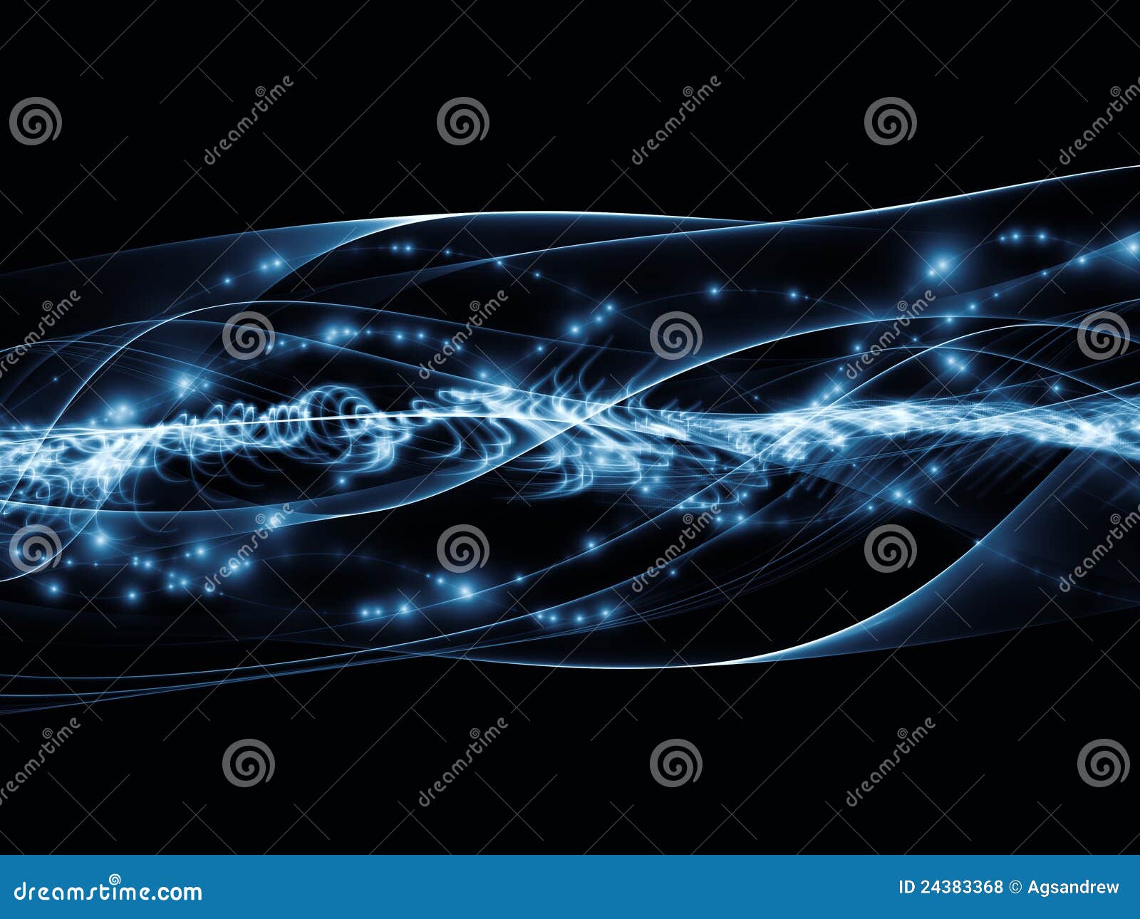 Abstract Visualization Wave Stock Illustration - Illustration of ...