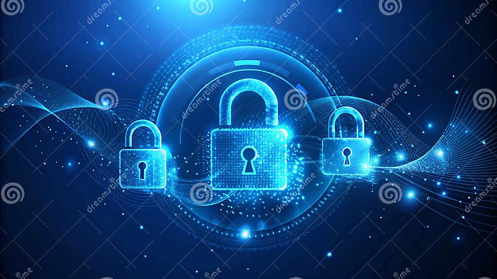 Digital Security and Privacy: Abstract Visual Insights Stock ...