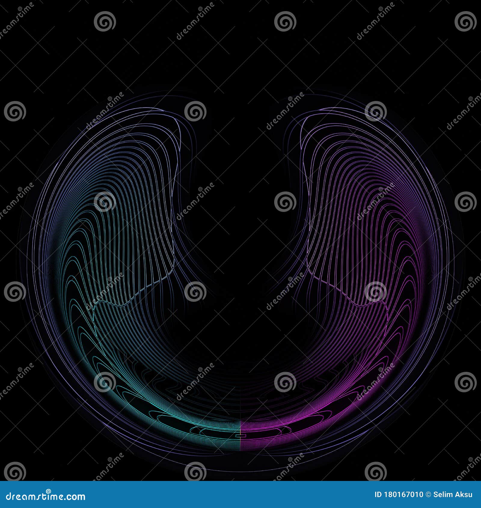 Abstract Visuals of Pink and Turquoise Colors Colours Spectrum. Stock ...