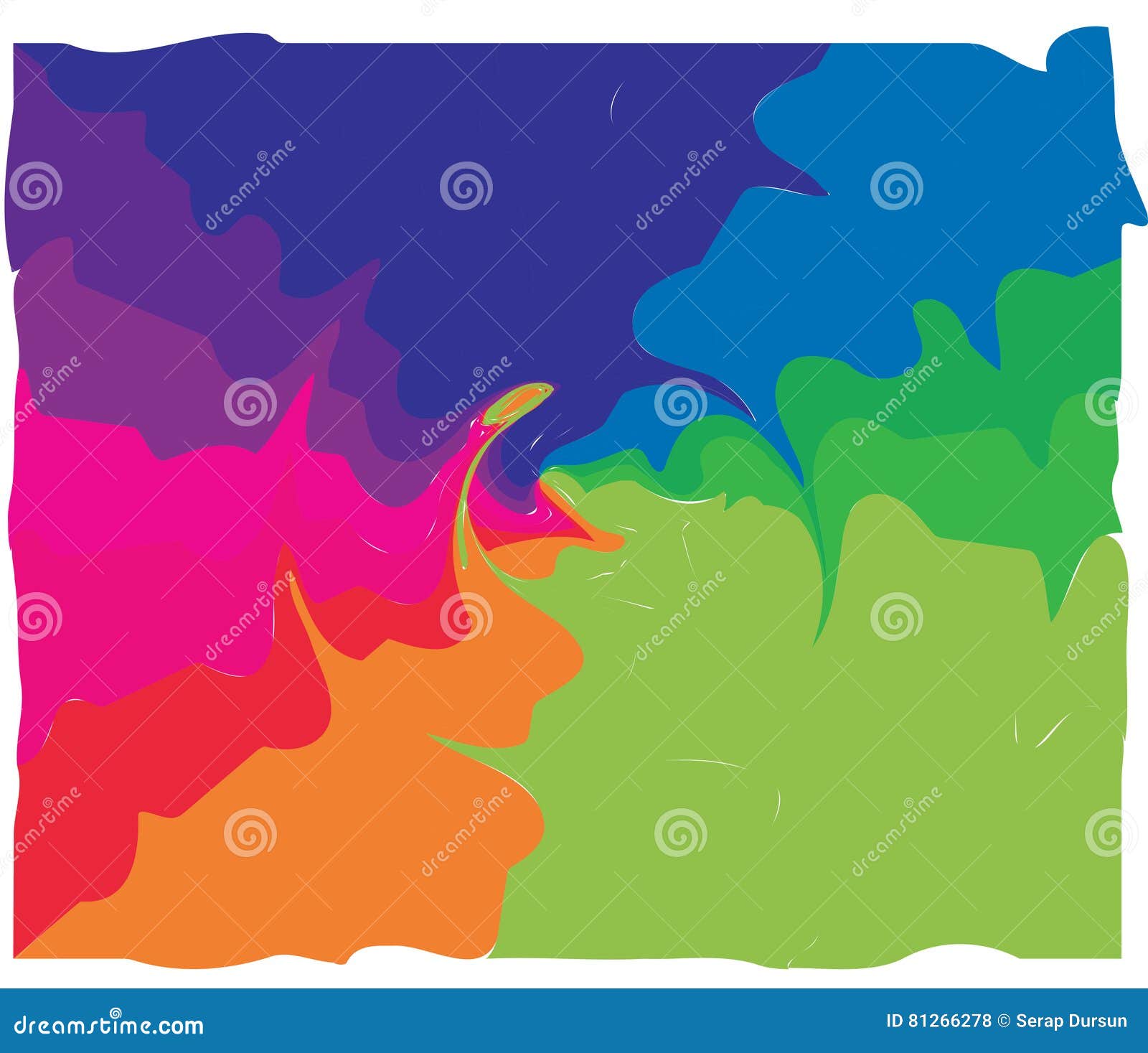 Abstract Vivid Background stock illustration. Illustration of fashion ...