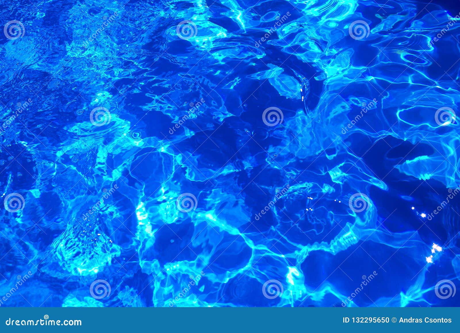 Abstract Vivid Blue Water Background Stock Photo - Image of drink, bath ...