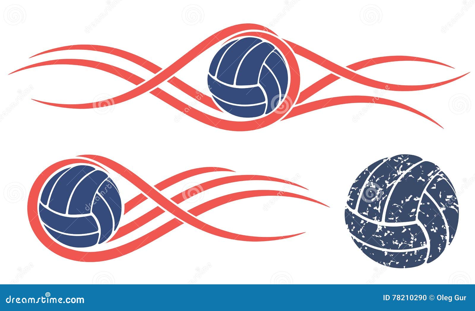 Abstract Volleyball stock vector. Illustration of ribbon - 78210290