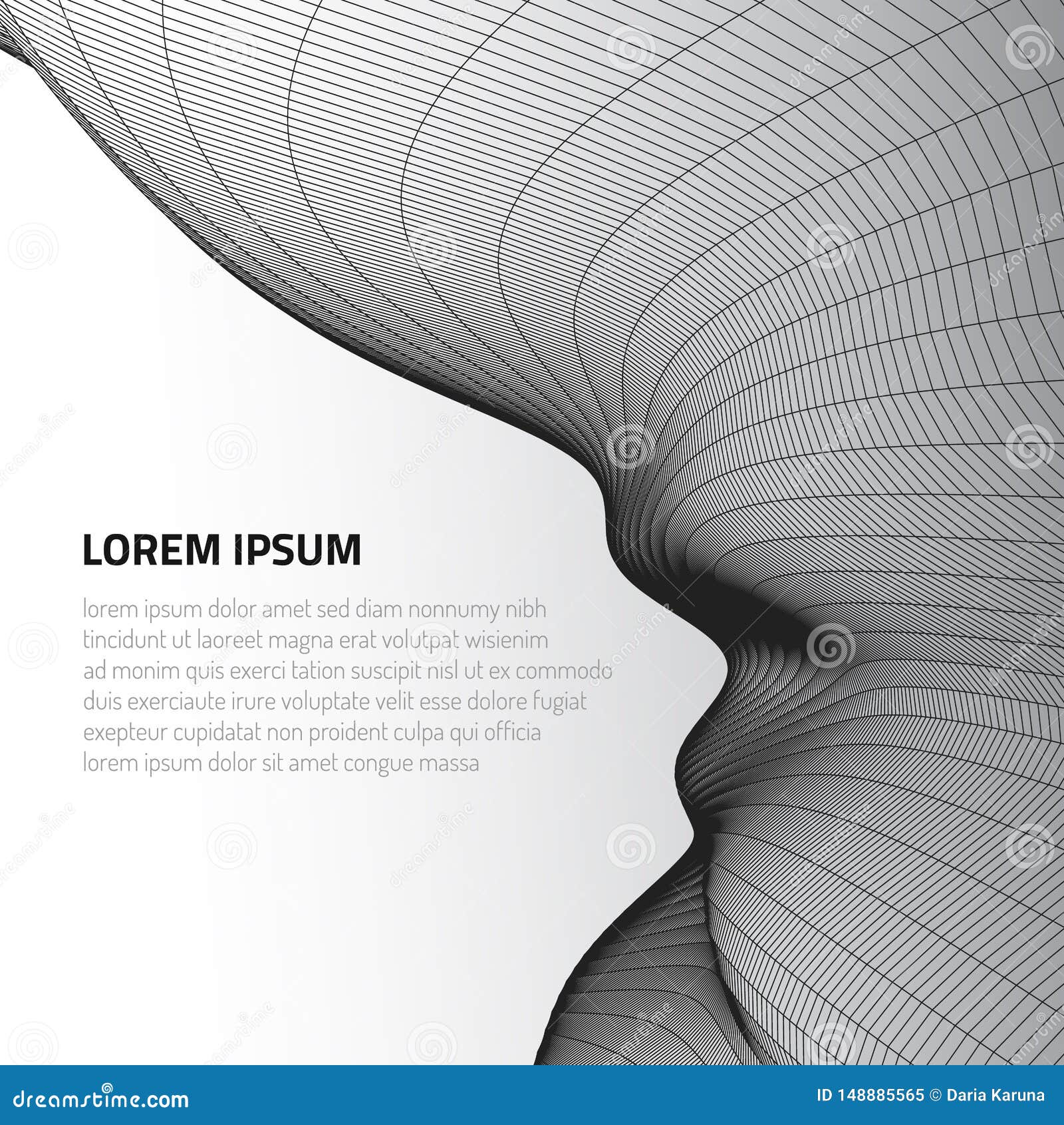 Abstract Volumetric Figures. Forms from Wire Cages and Lines Stock ...