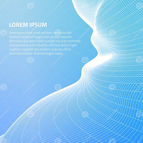 Abstract Volumetric Figures. Forms from Wire Cages and Lines Stock ...