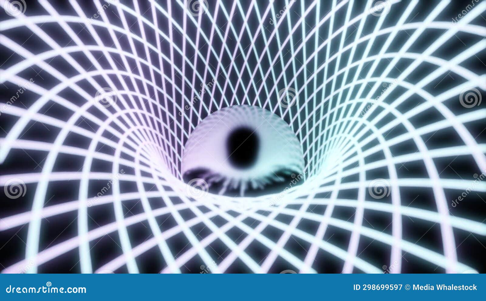 Abstract Vortex of Bended and Crossed Lines. Design. Optical Illusion ...