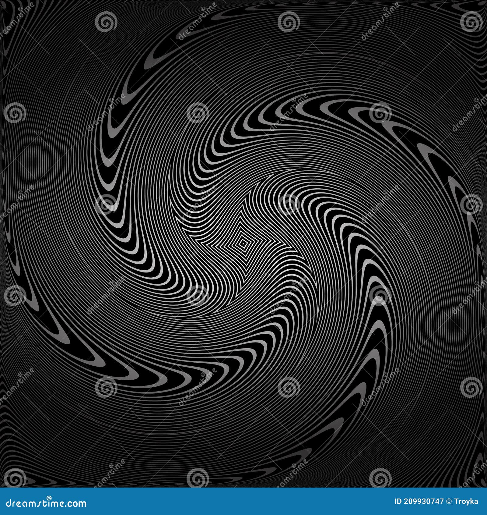 Abstract Vortex Circular Movement Illusion Stock Vector - Illustration ...
