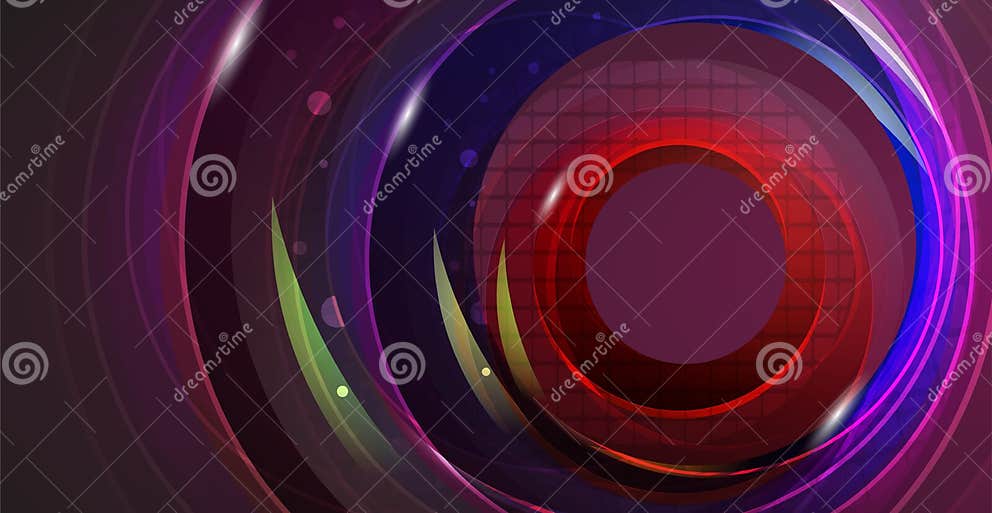 Abstract Vortex Funnel. Twisted Grunge Spirals Stock Vector ...