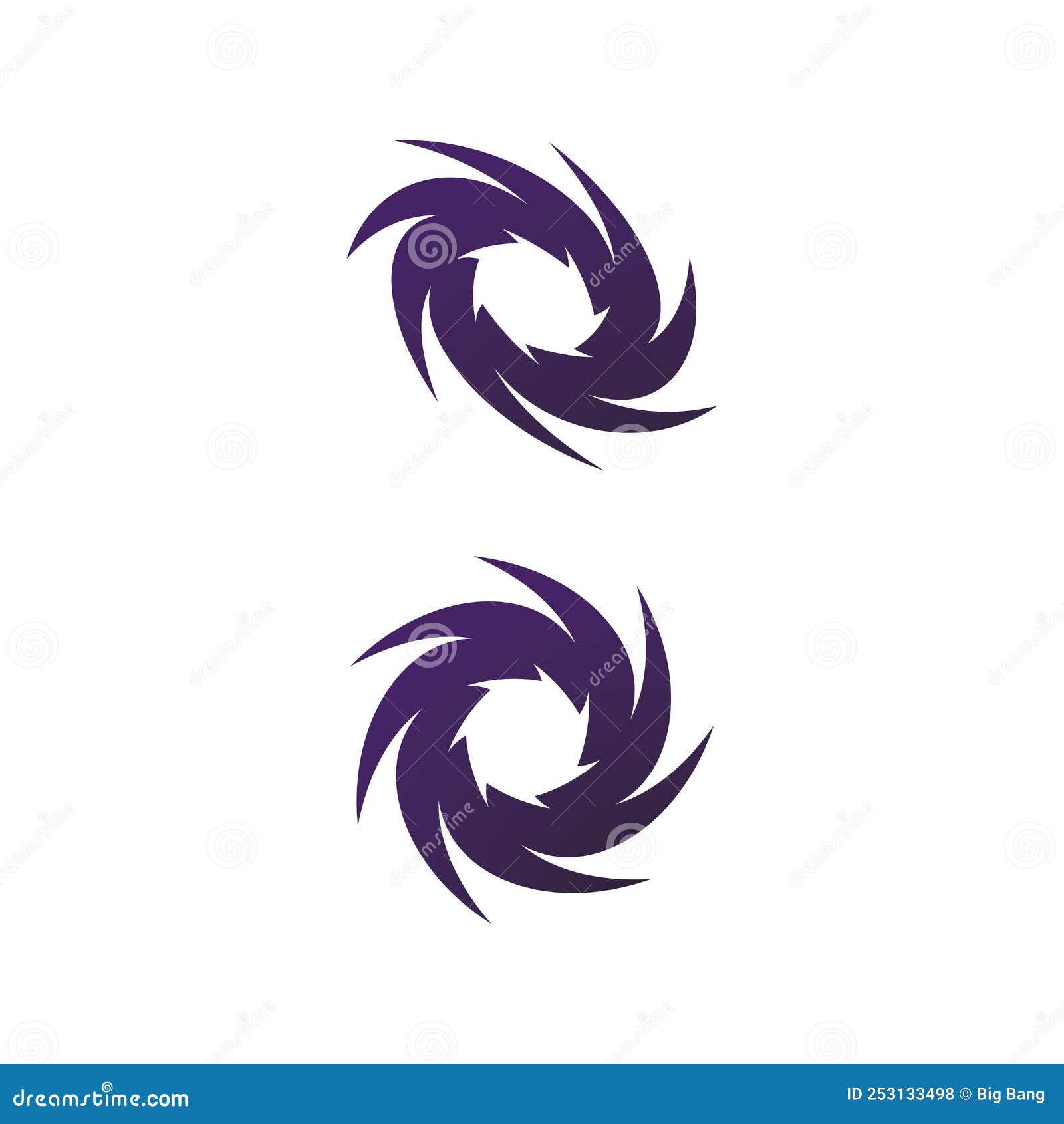 Abstract Vortex Spin Logo Icon Design Stock Vector - Illustration of ...