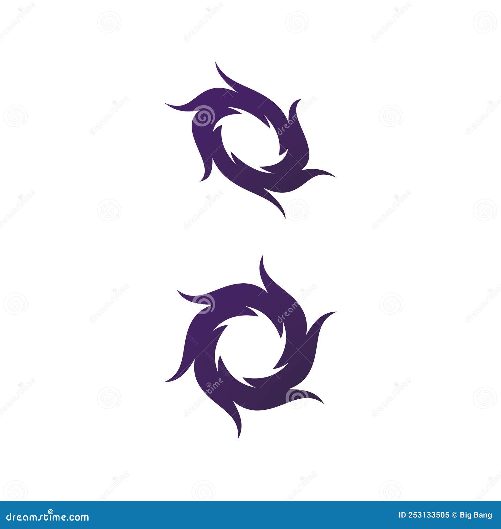 Abstract Vortex Spin Logo Icon Design Stock Vector - Illustration of ...