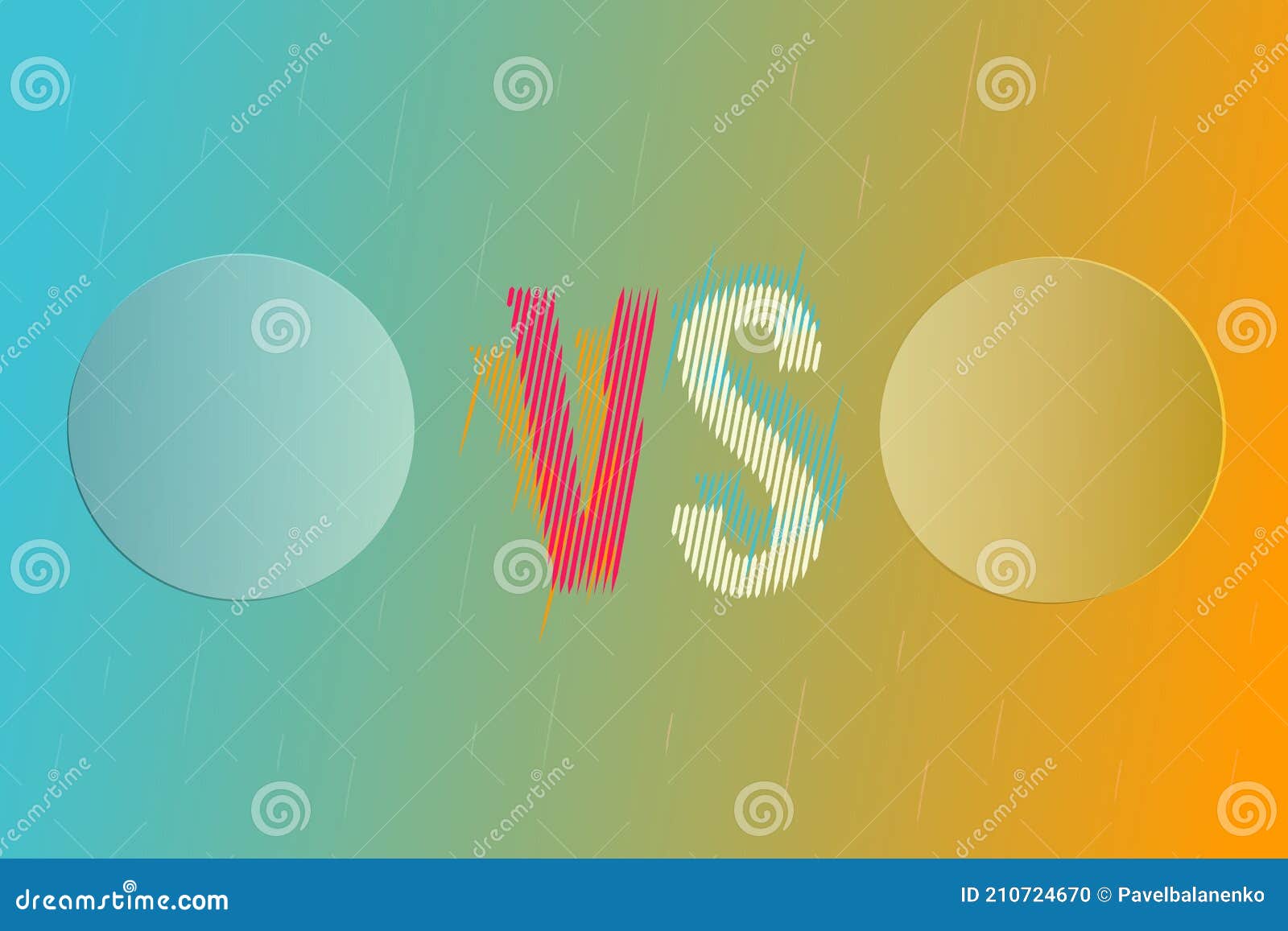 Abstract Vs Versus Background for Difference Comparison Stock Vector ...