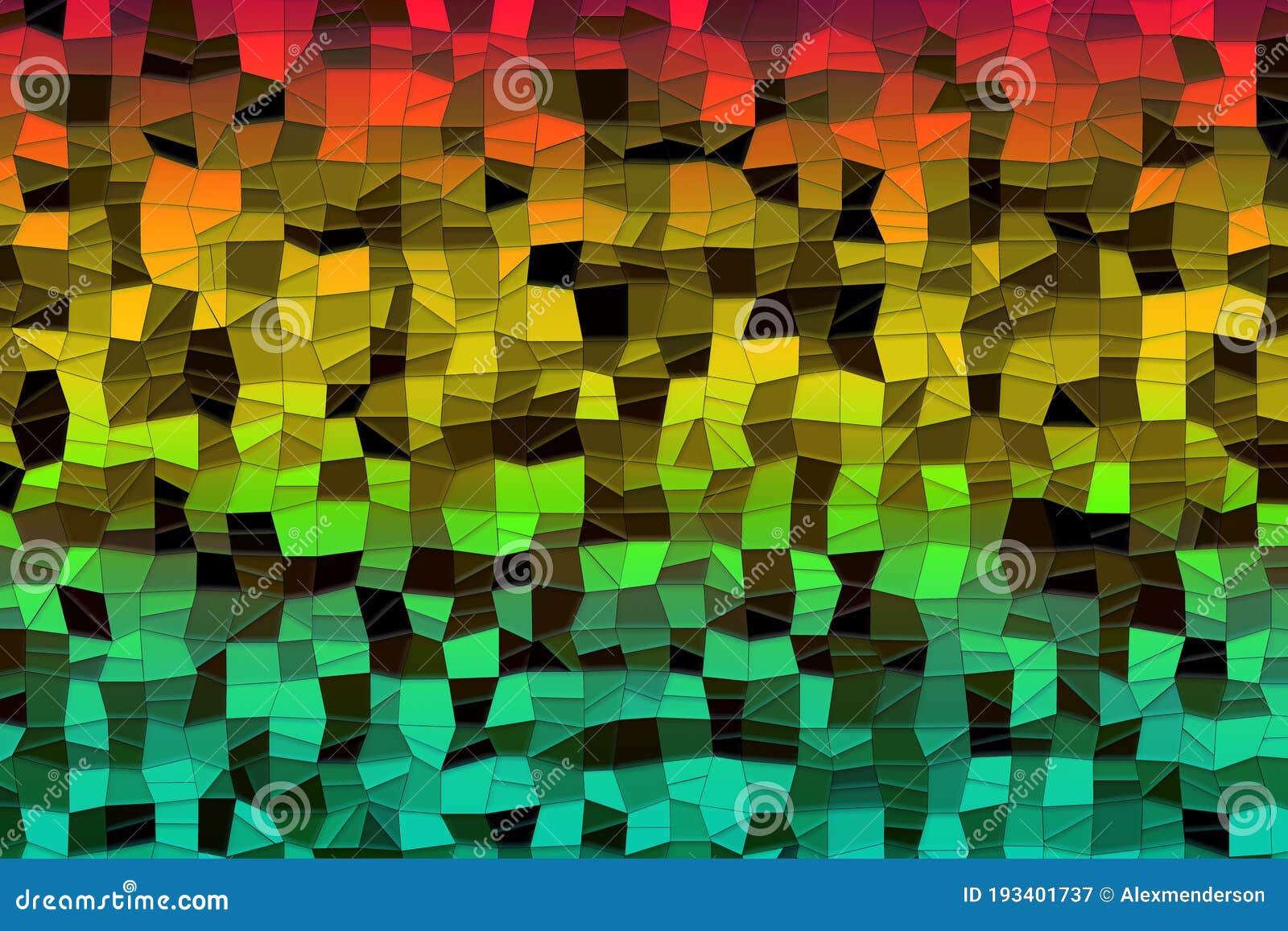 Beautiful Abstract Mosaic Tiles Background Stock Illustration ...