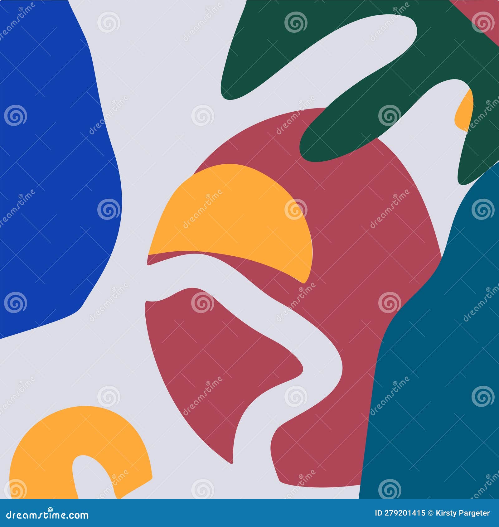 Abstract Wall Art with Minimal Hand Drawn Design Stock Vector ...
