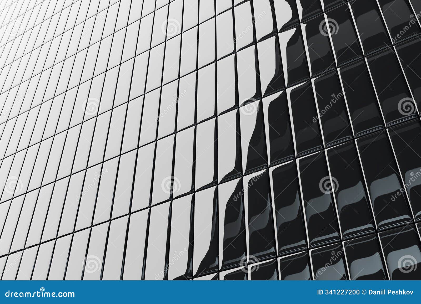 Abstract Wall Background with Dark Gloss Reflection Metal Ceramic ...