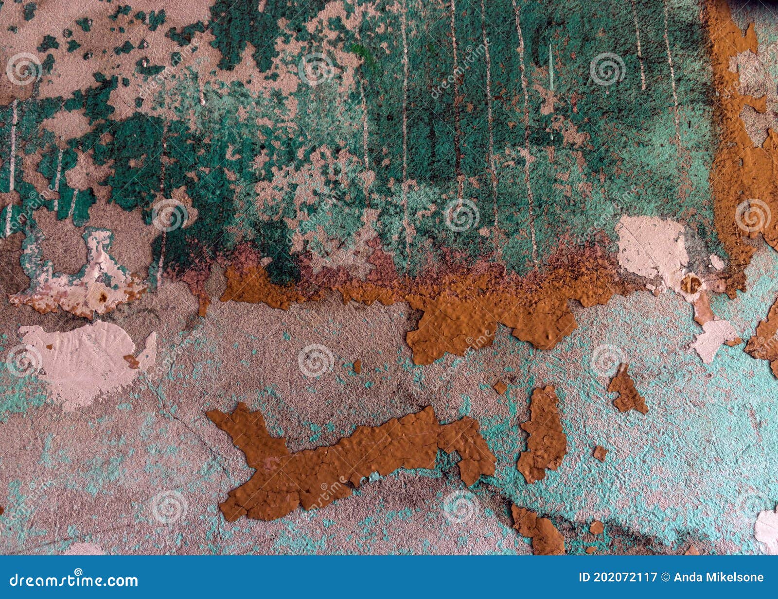 Abstract Wall Background, Various Old Oil Paints on the Wall, Beautiful ...