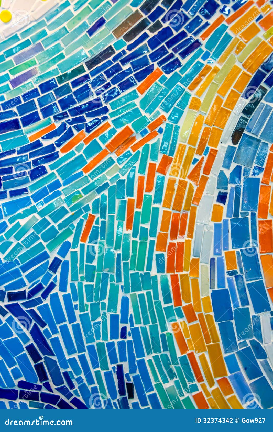 Abstract Wall Decorated of Colorful Tile Texture. Stock Photo - Image ...