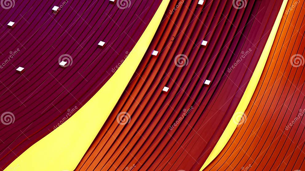 Abstract Wall Graphic Design Stock Illustration - Illustration of ...