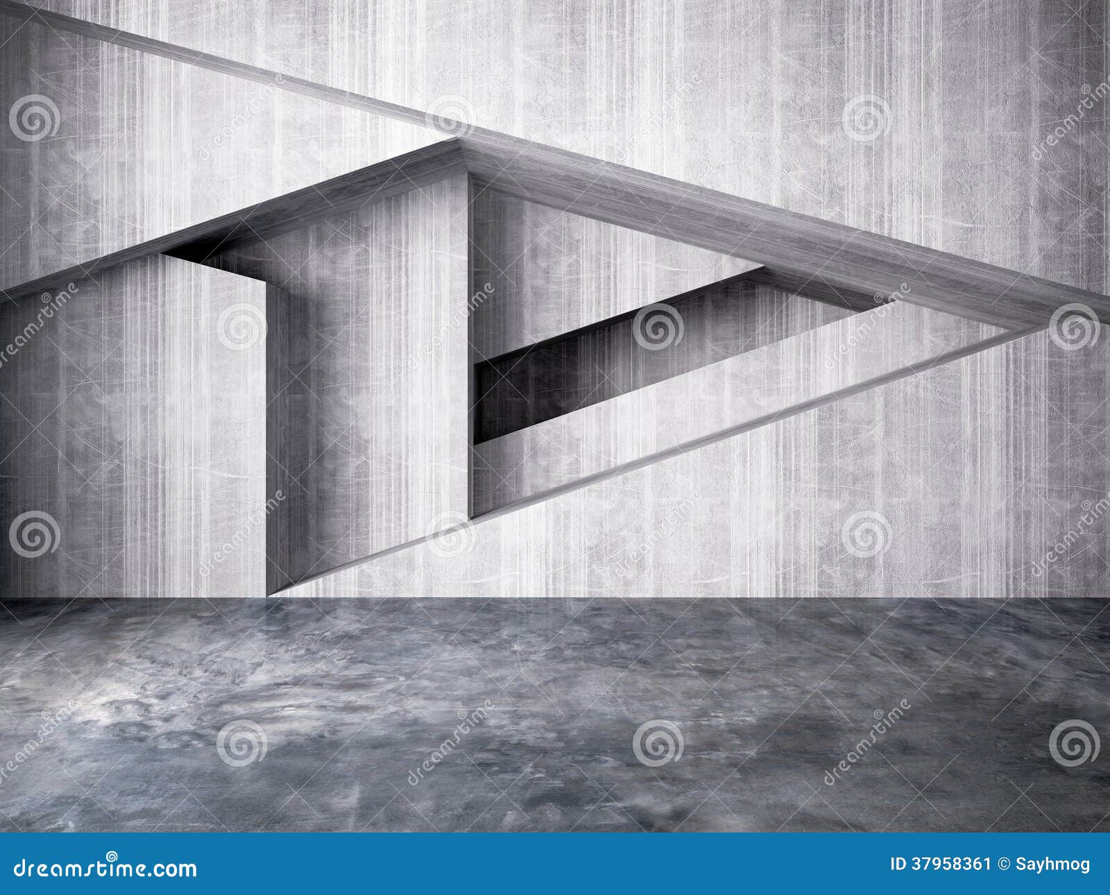 Abstract Wall of Interior Background Stock Image - Image of ...