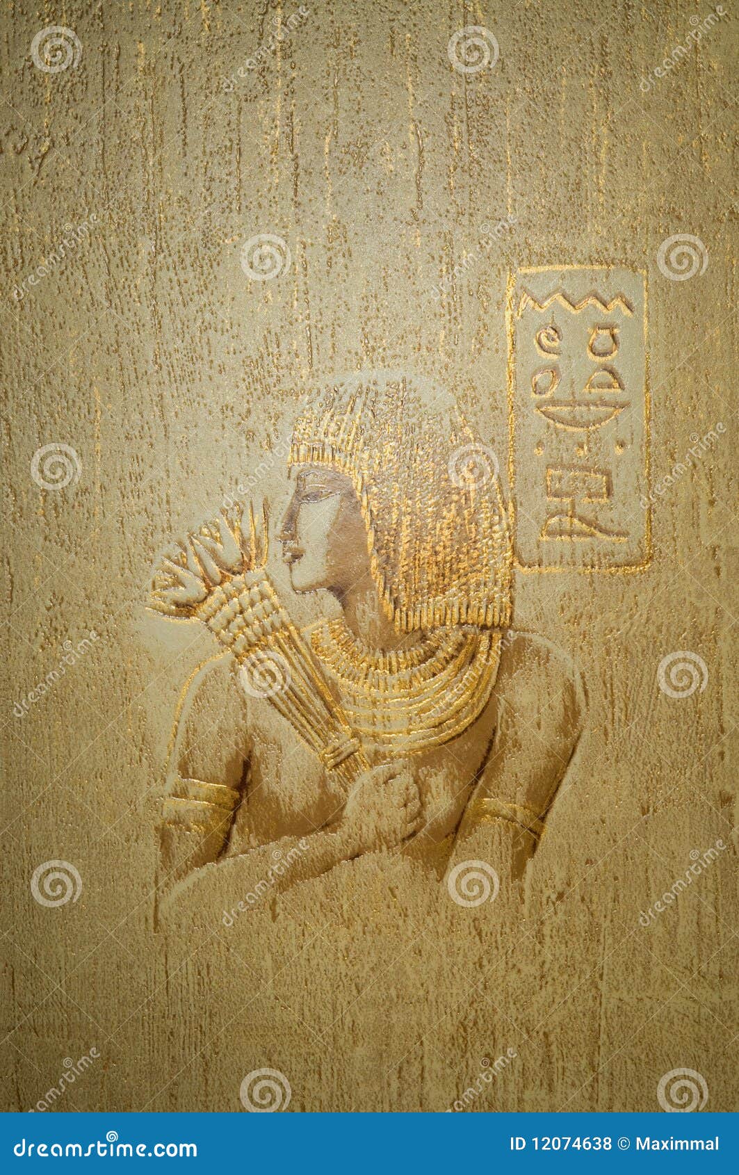 Abstract Wallpaper Background in Egypt Style Stock Photo - Image of ...
