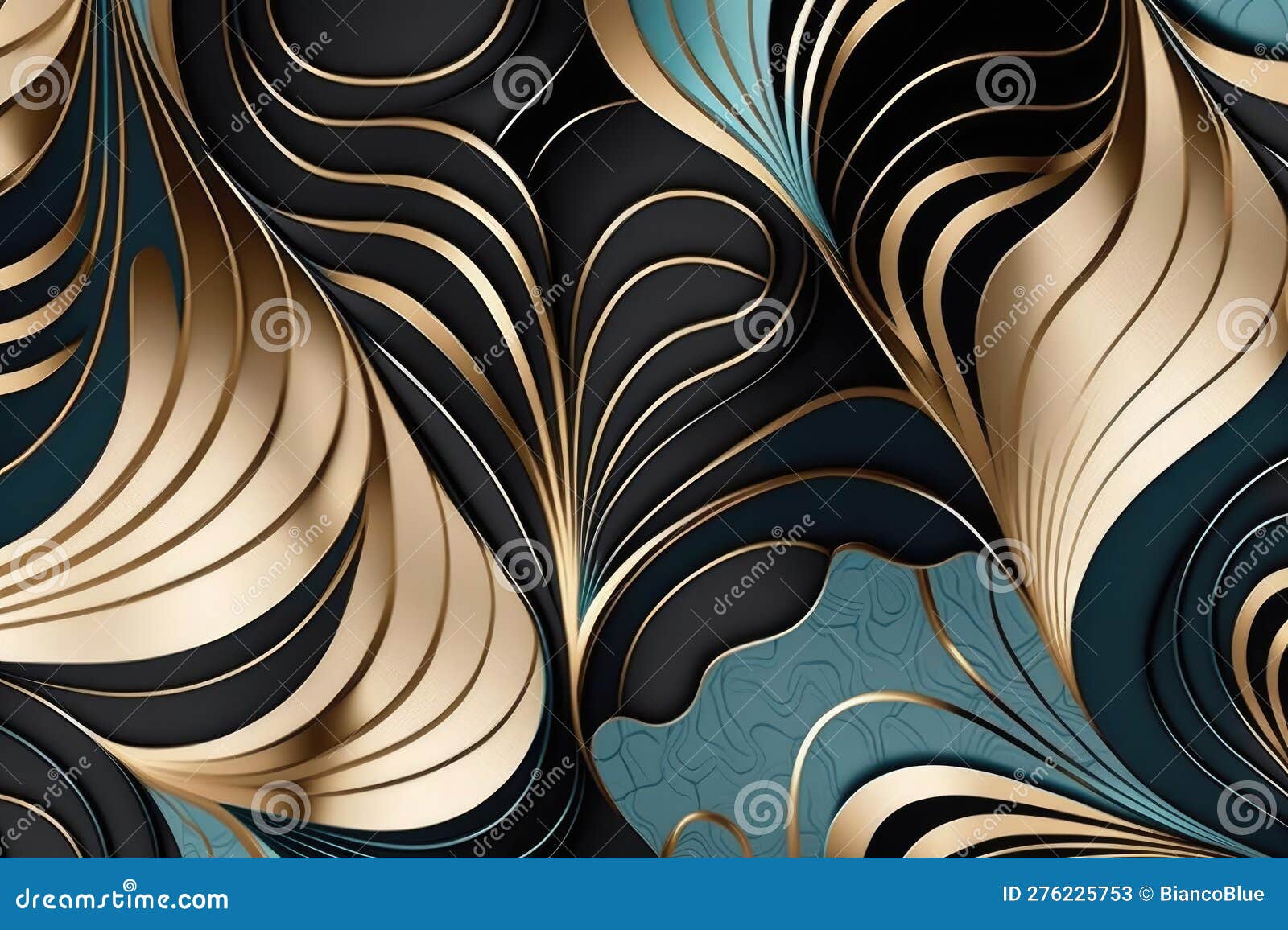 Abstract Wallpaper Background of Flower Pattern Stock Illustration ...
