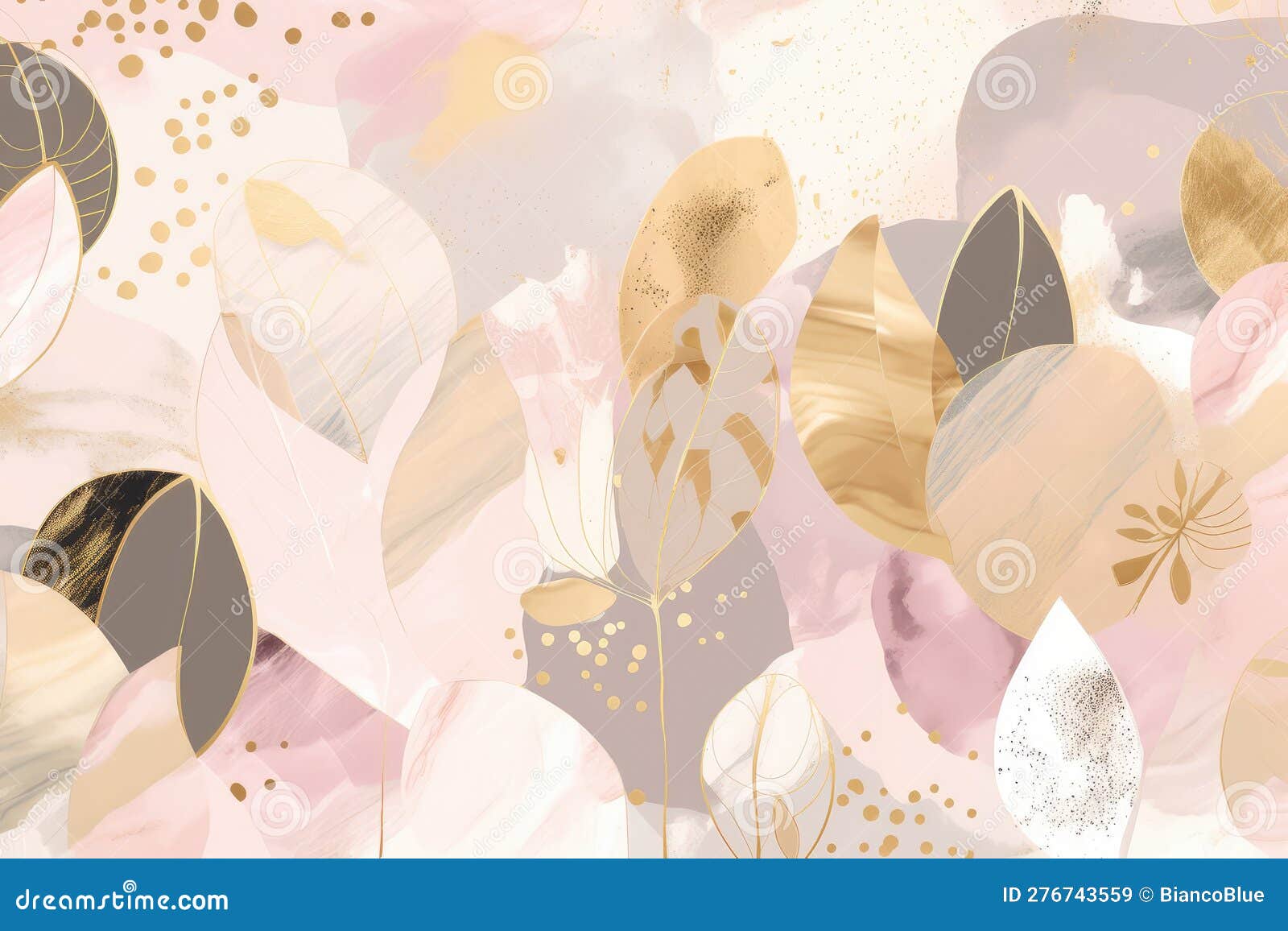 Abstract Wallpaper Background of Flower Pattern Stock Illustration ...