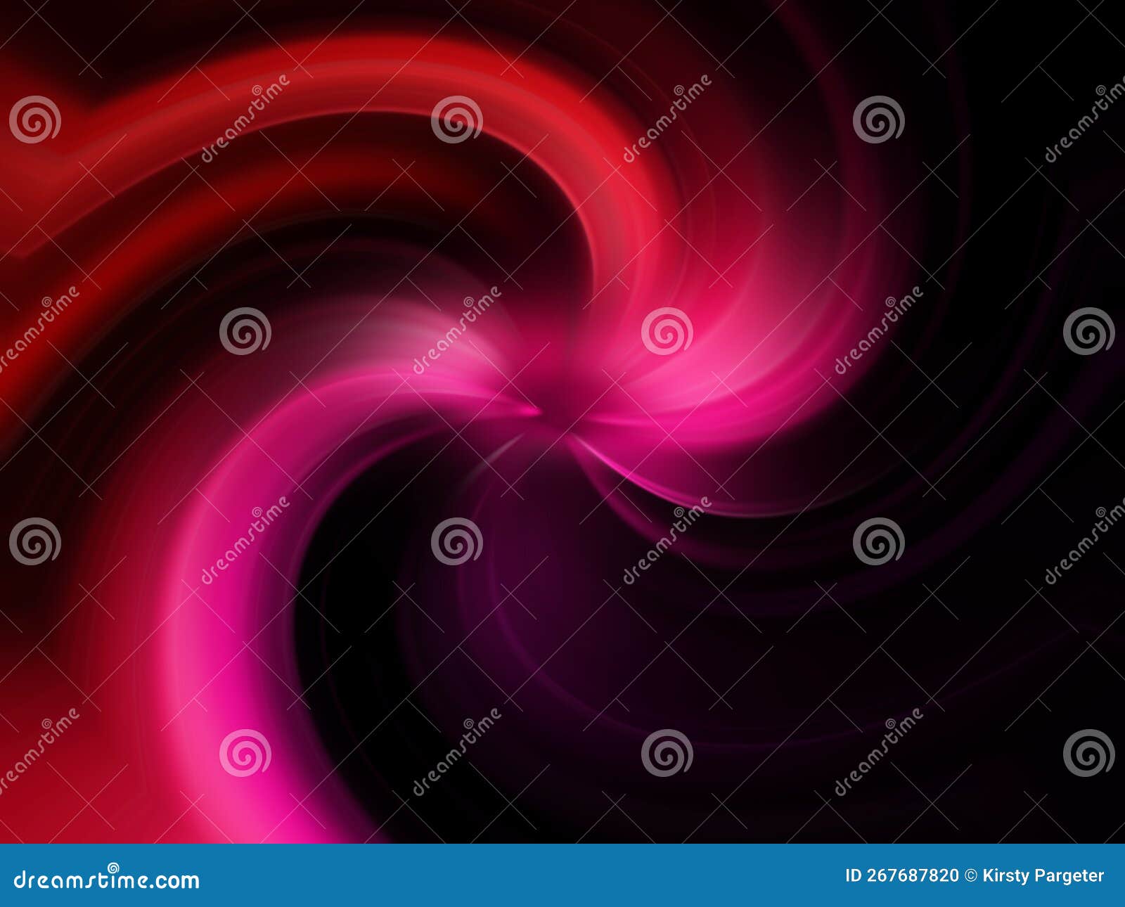 Abstract Wallpaper Background with Pink Twirl Design Stock Illustration ...