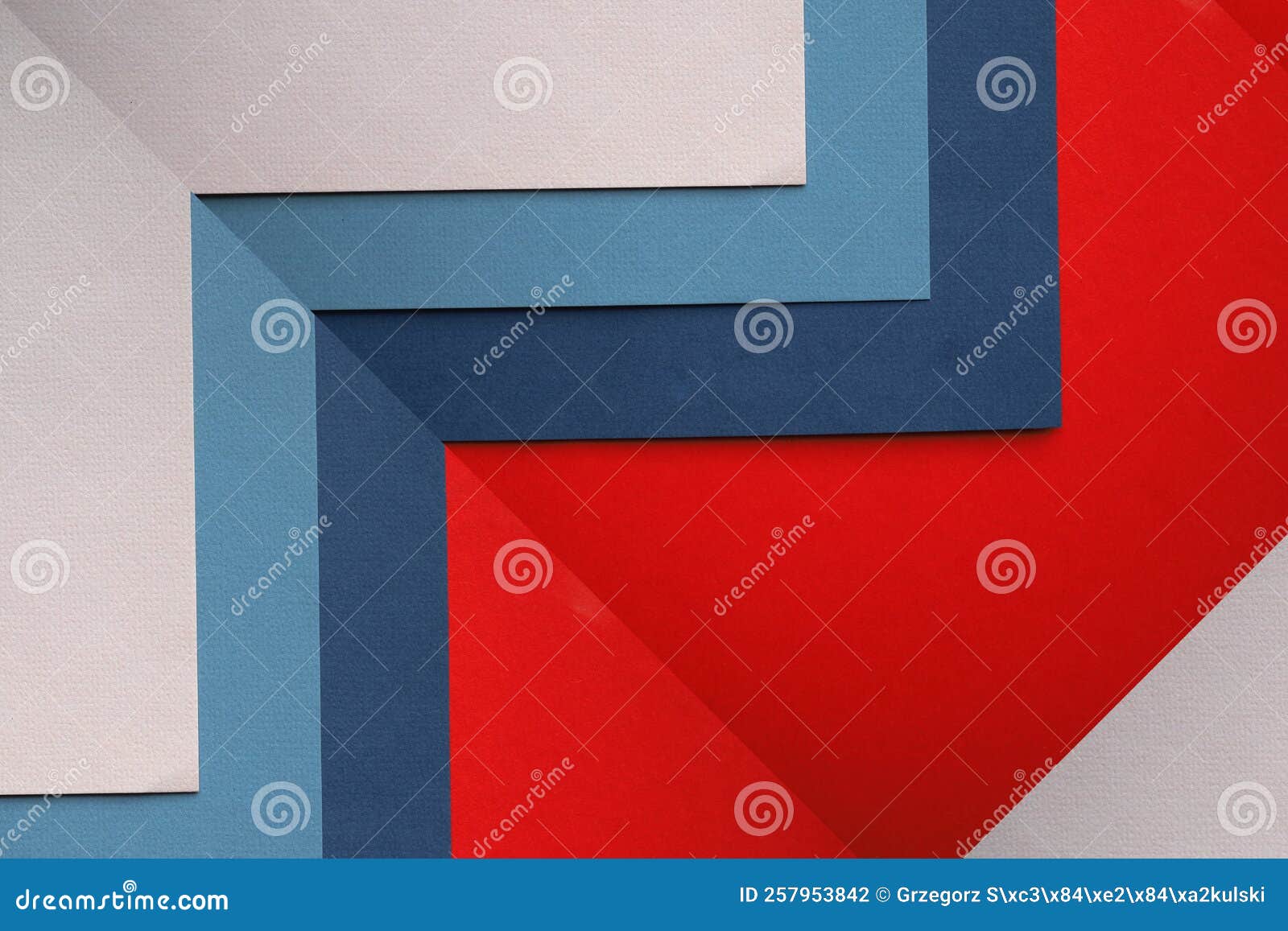 Abstract Wallpaper with Blue and Red Shapes Stock Illustration ...