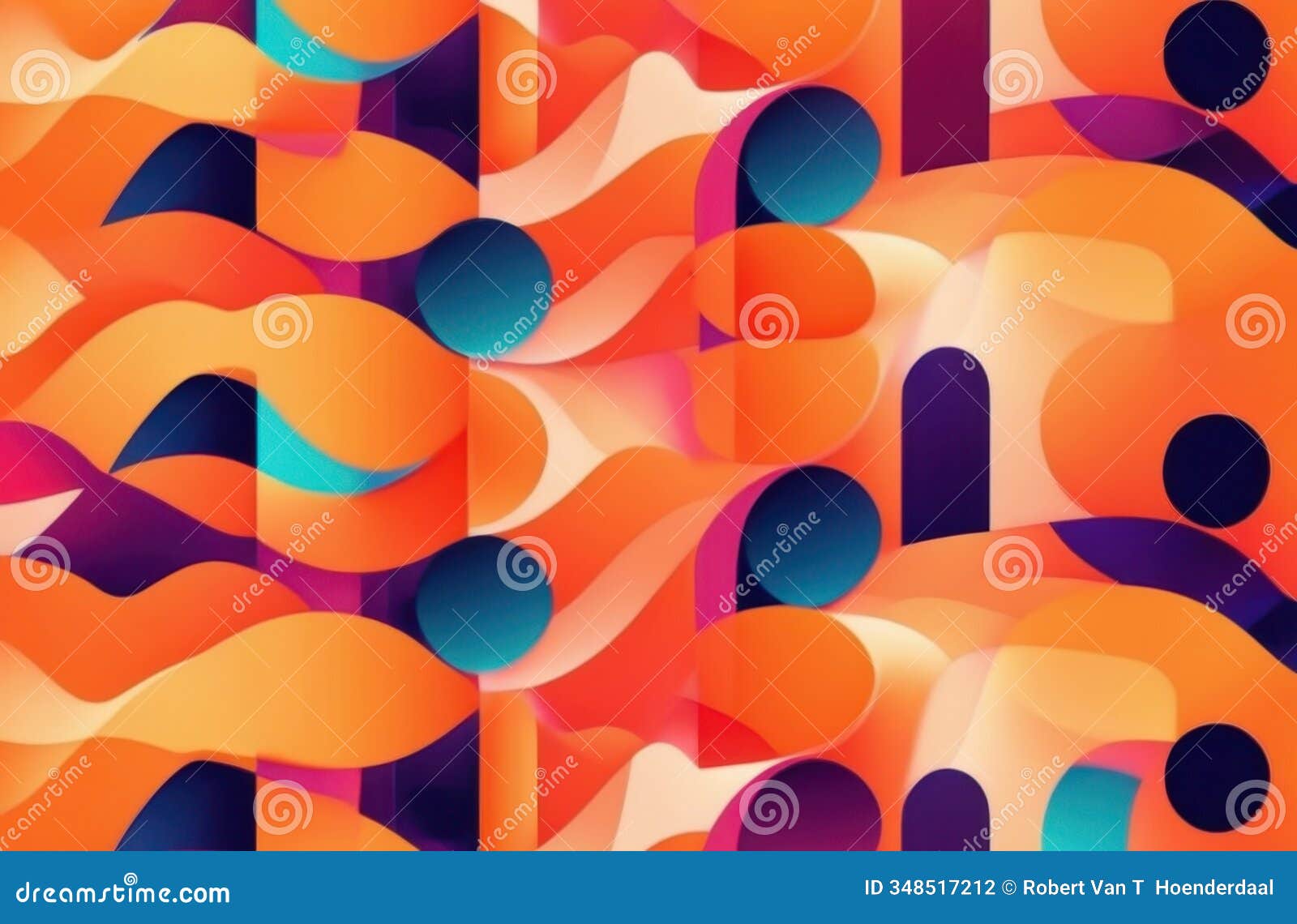 An Abstract Wallpaper with Circular Forms at 5-12-2024 Stock ...