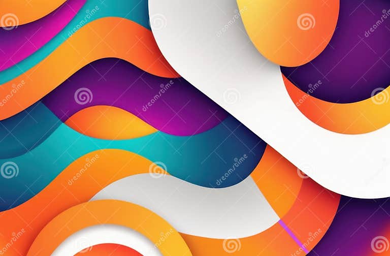 An Abstract Wallpaper with Circular Forms at 5-12-2024 Stock ...