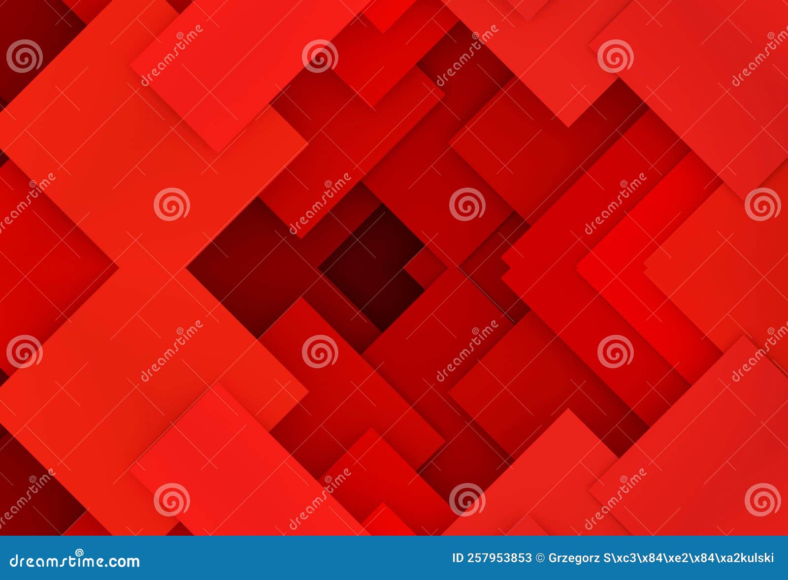 Abstract Wallpaper Depicting Red Shapes Stock Illustration ...