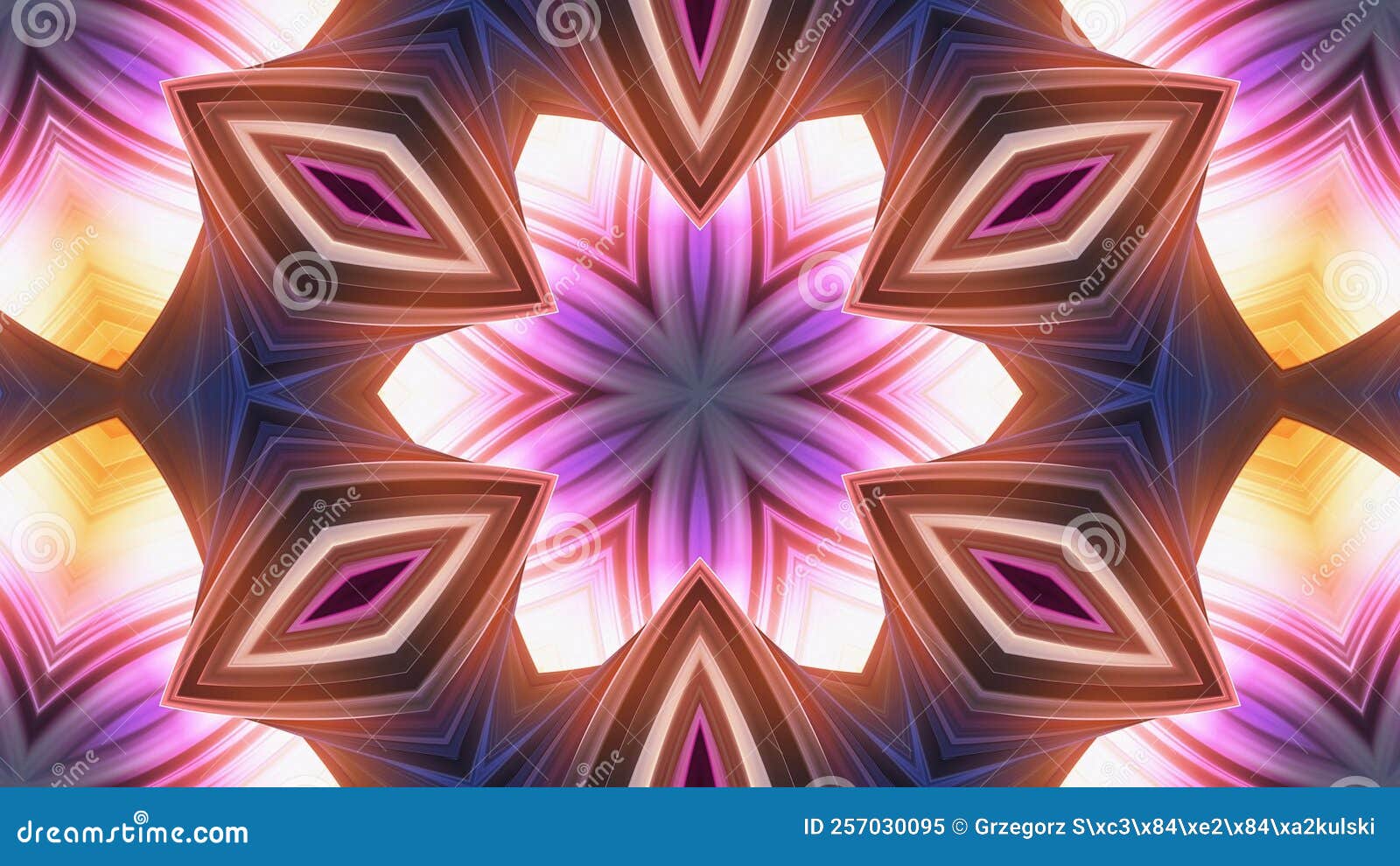 Abstract Wallpaper with a Flower Stock Illustration - Illustration of ...