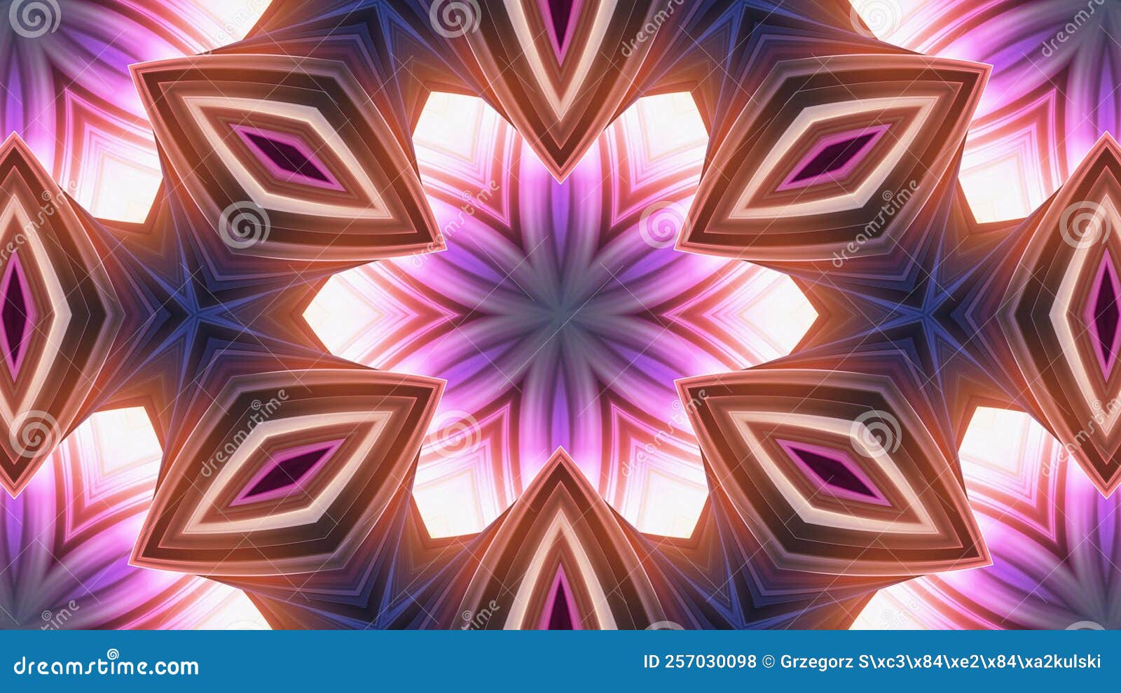 Abstract Wallpaper with a Flower Stock Illustration - Illustration of ...
